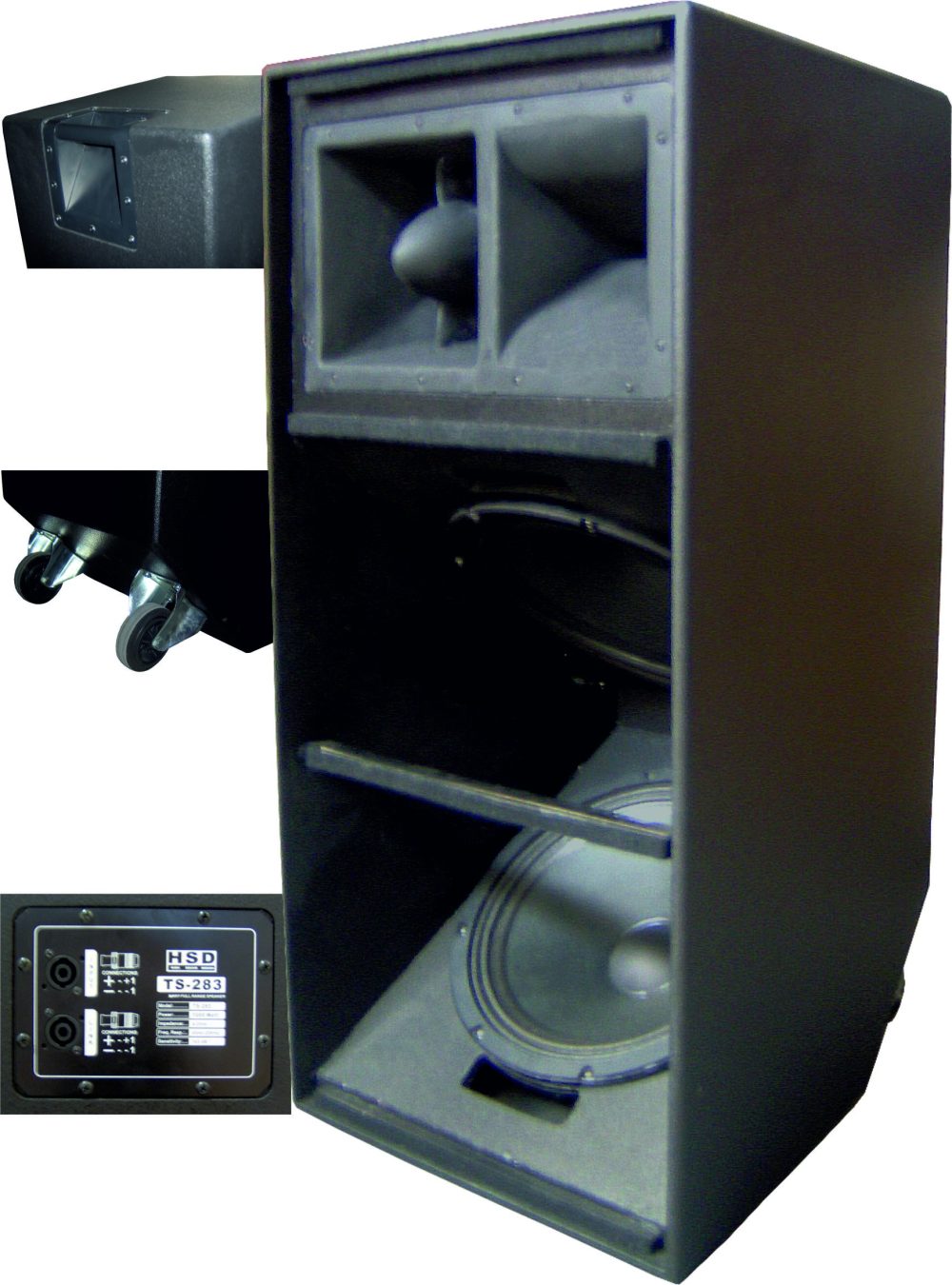 TS283 BAFLE 2x18" 1500W RMS - SONIDOAFM
